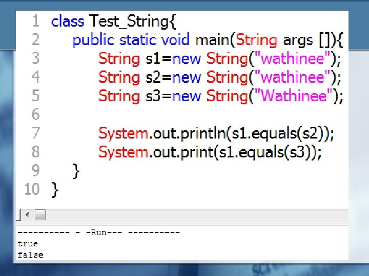 6 Object Class String Encapsulation Object Class String 6833