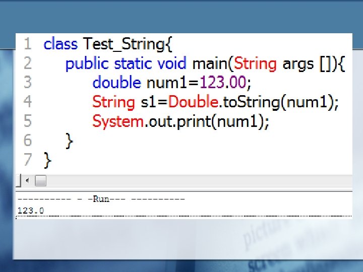 6 Object Class String Encapsulation Object Class String