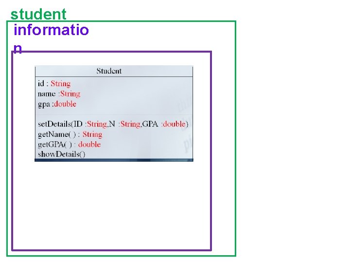 6 Object Class String Encapsulation Object Class String