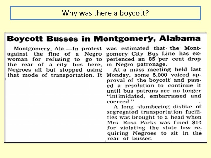 Montgomery Bus Boycott The introduction of Martin Luther