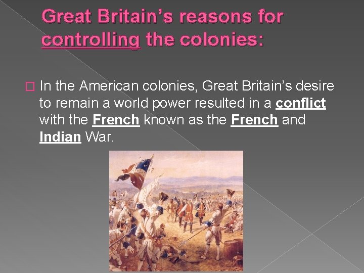 SOL 6 a British Control over the Colonies