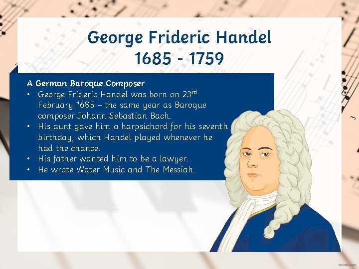 Meet the Composers Johan Sebastian Bach 1685 1750