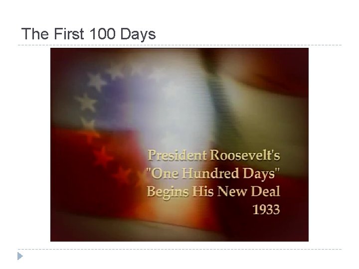 Franklin Roosevelt The New Deal Debates Those were