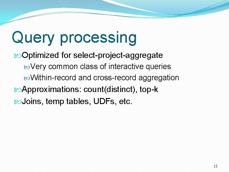 Dremel Interactive Analysis of Web Scale Datasets Sergey