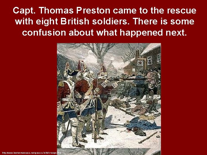 The Boston Massacre Presentation by Robert L Martinez