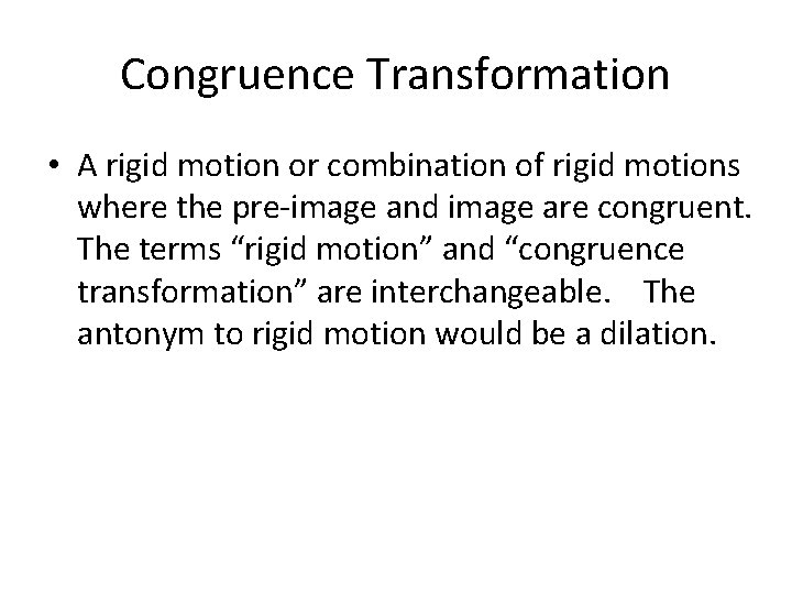 4 4 Congruence and Transformations On Geogebra construct