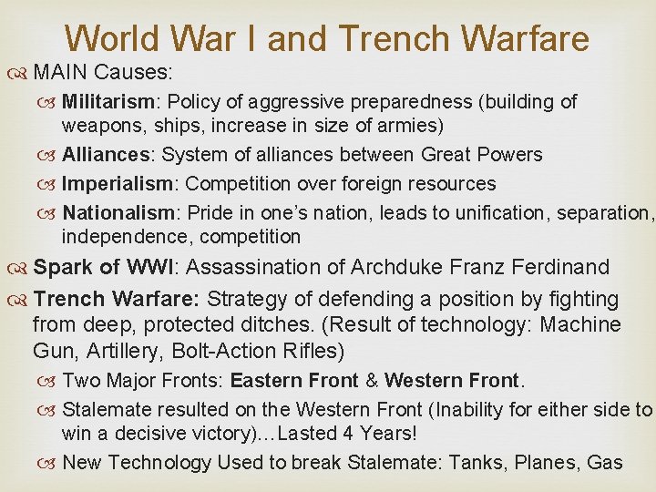 Key Concepts 6 2 Part III Global Conflicts