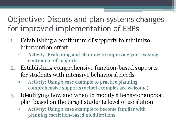 Practical Delivery of Intensive Individualized Behavior Supports A