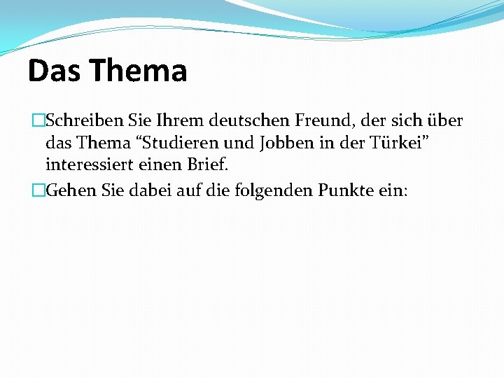 Studienkosten Ayl DemB 2 Prfungsvorbereitung Schreiben Das Thema