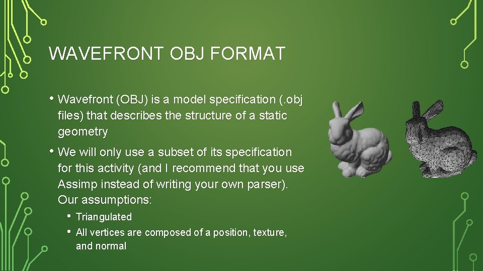CMSC 335 COMPUTER GRAPHICS LAB 1 OBJ MODEL