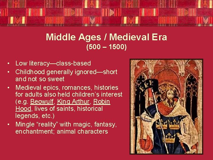 Constructing Childhood A Brief History of Childrens Literature