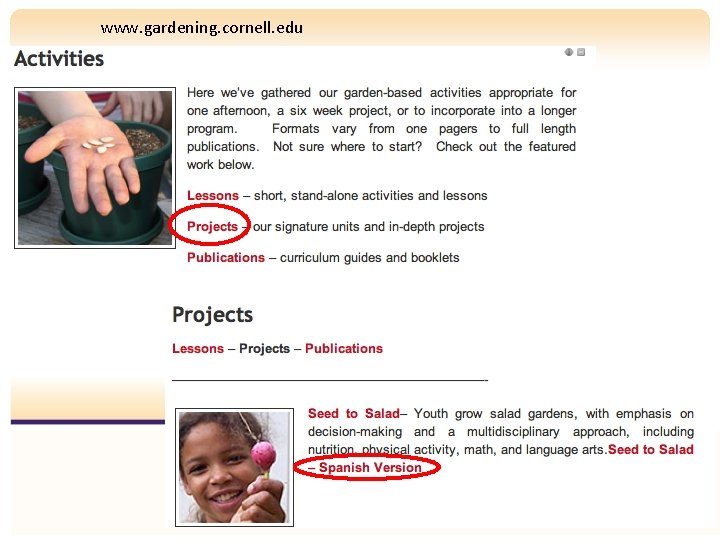 Gardenbased learning projects for all ages Cultivating Community