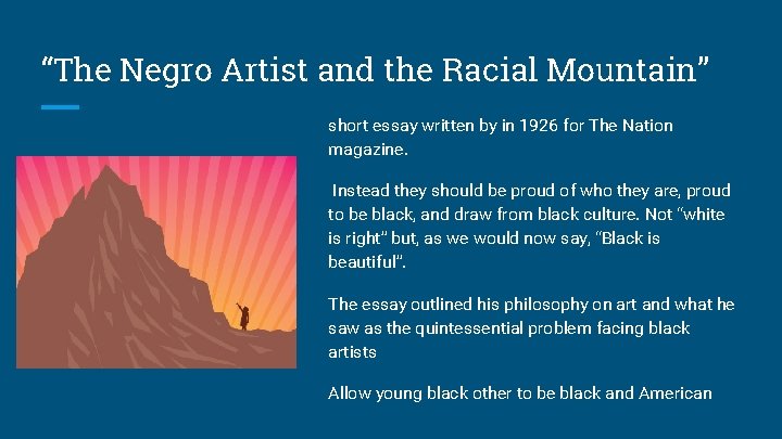 Langston Hughes Kyle Hood and Crystal Hodge Background