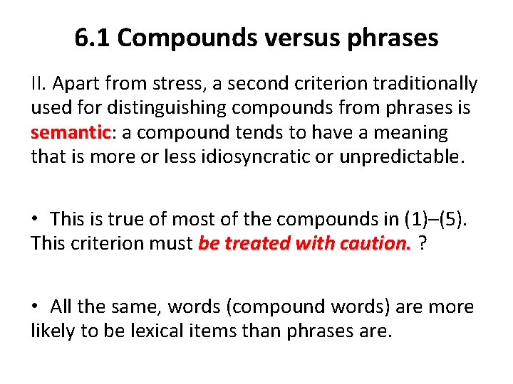 Ch 6 Compound words Blends and Phrasal words