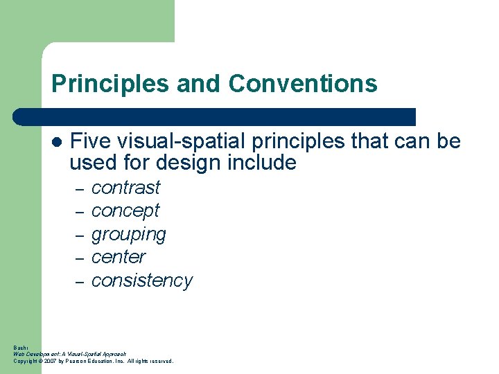 Web Development A VisualSpatial Approach Chapter 7 Visual