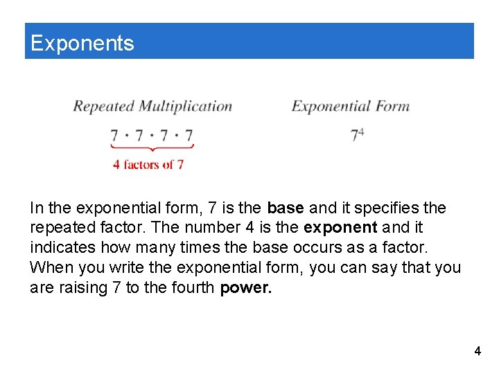 1 5 Exponents and Properties of Real Numbers