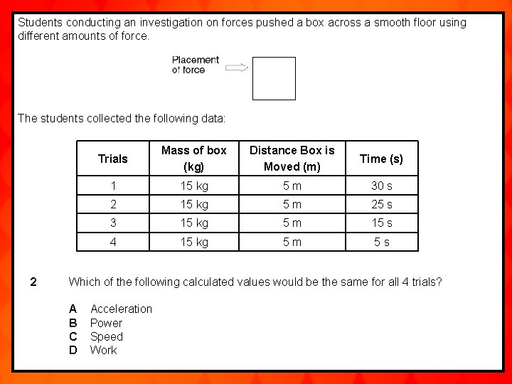 Grade 11 Objective 5 1 During an investigation