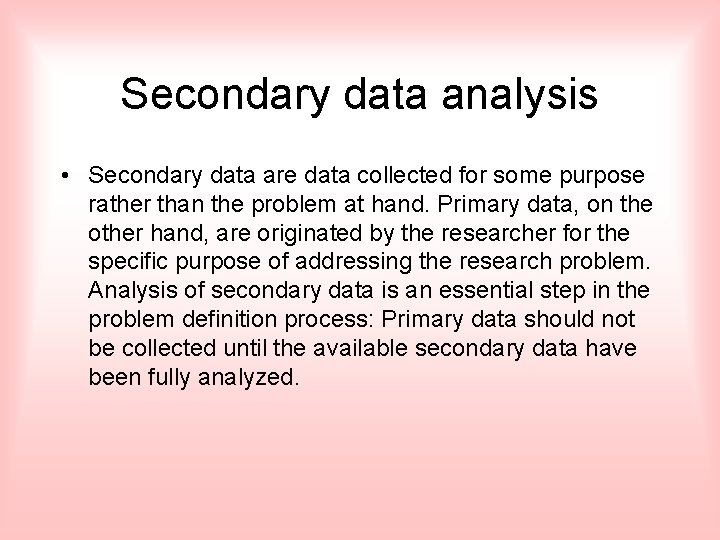 Figure 2 1 Relationship of Problem Definition and