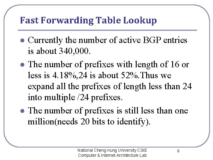 Fast Forwarding Table Lookup Exploiting Gpu Memory Architecture