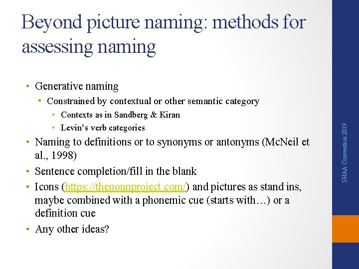 Assessment and Treatment of Abstract Words in Aphasia
