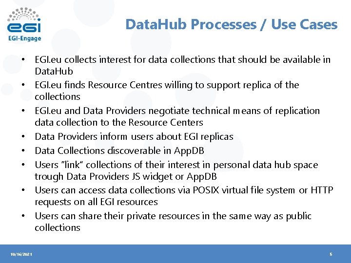 Introduction to the EGI Data Hub Lukasz Dutka
