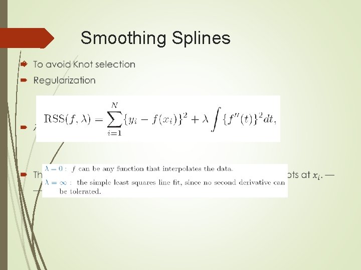 Lecture 5 Basis Expansions and Regularization Outline Background