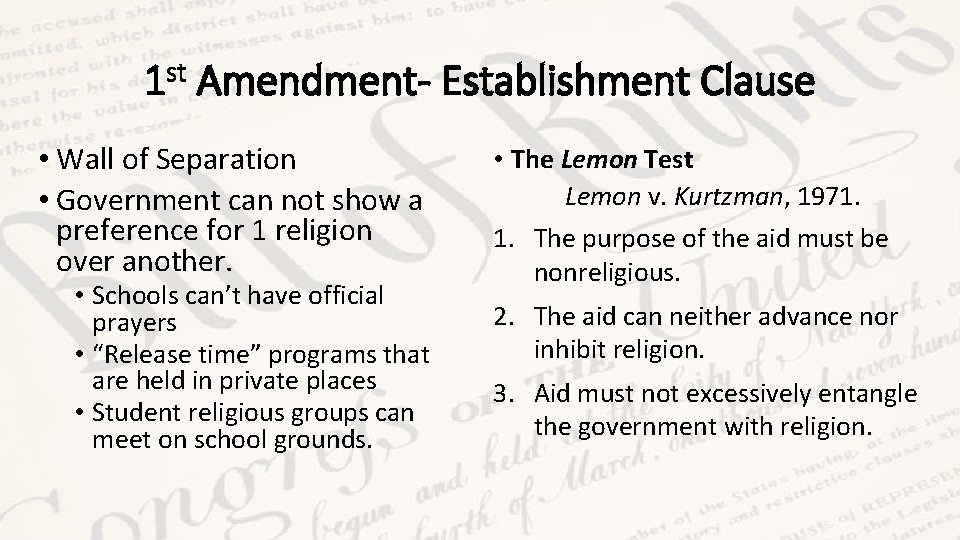 Civil Liberties and Civil Rights Chapter 19 20