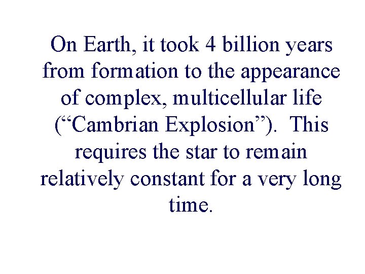 Lecture 34 Exobiology Life Elsewhere in the Universe