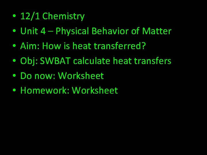 Chemistry Topic 4 Physical Behavior of Matter 1130