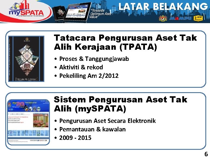 PENGGUNAAN my SPATA BAGI PENDAFTARAN ASET TAK ALIH