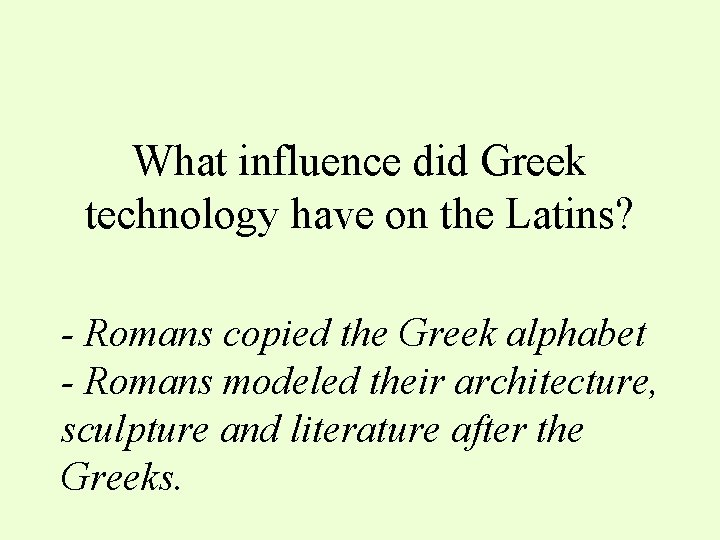 Lesson 8 1 Romes Beginnings The Origins of