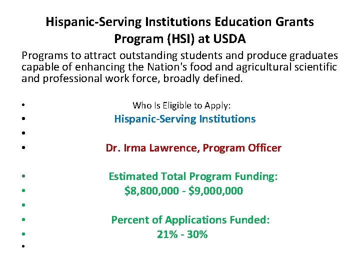 Texas HispanicServing Institutions Consortium Brief History and Status