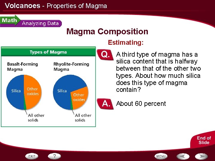 Volcanoes Table of Contents Volcanoes and Plate Tectonics