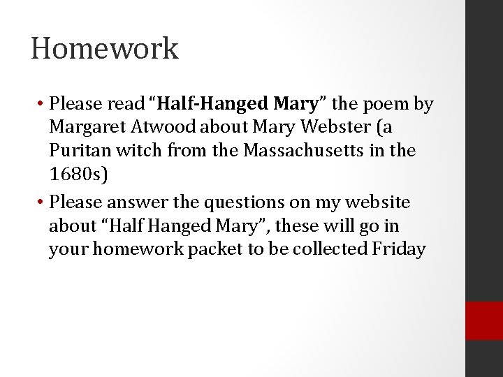 Witches October 26 2015 Witches in Literature The