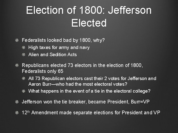 The Early Republic 1788 1800 Chapter 4 Sections