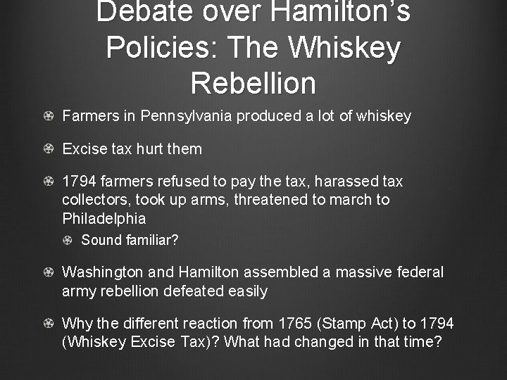 The Early Republic 1788 1800 Chapter 4 Sections