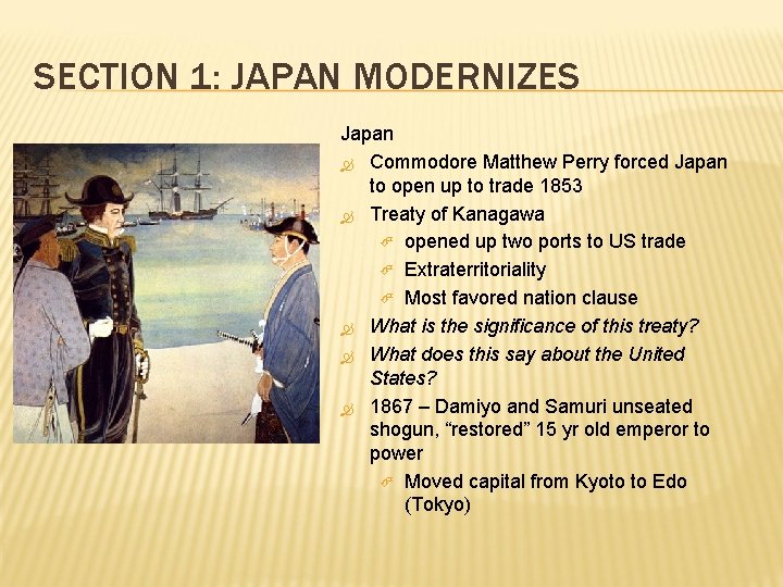 NEW GLOBAL PATTERNS Chapter 25 IMPERIALISM IN ASIA