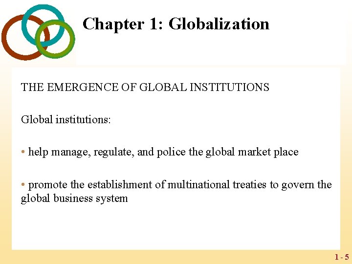 chapter 1 Globalization Mc GrawHillIrwin Global Business Today