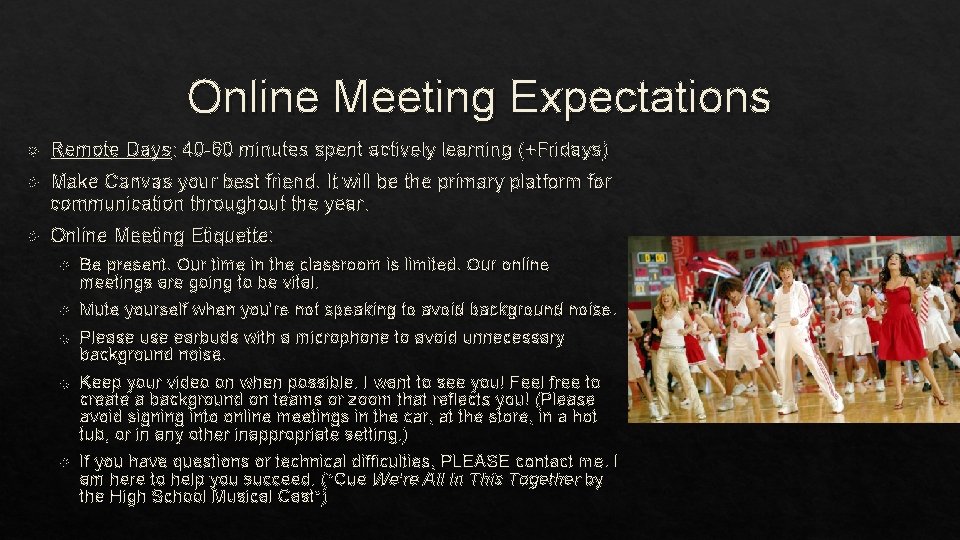 Hybrid Learning Expectations We can do it In