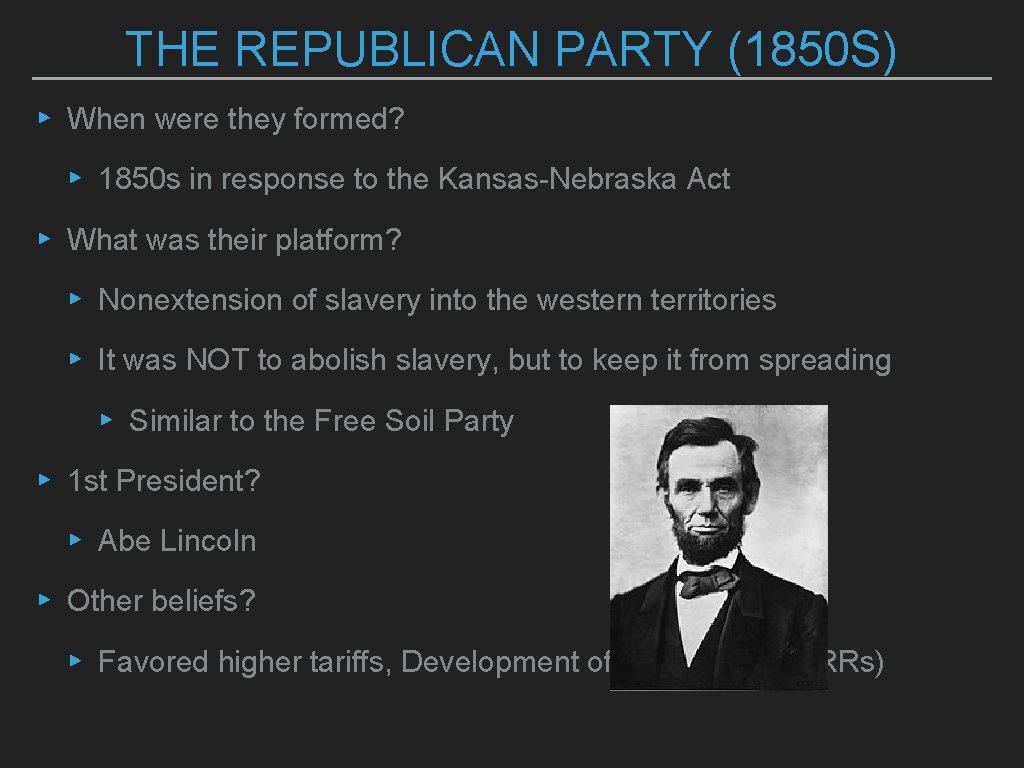 FIRST PARTY SYSTEM DEMOC RATS WHIGS REPUBLI CANS