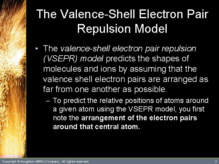 Chapter Ten Molecular Geometry and Chemical Bonding Theory