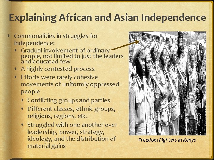 Independence and Development in the Global South AP