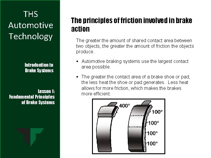 THS Automotive Technology Introduction to Brake Systems Lesson