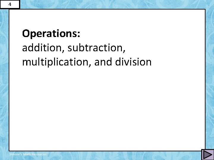 Select a Lesson Vocabulary Teacher Information Combining Like