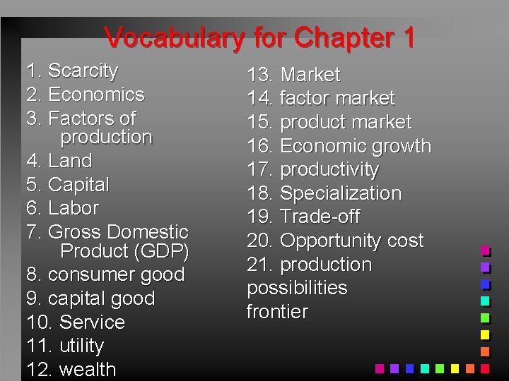 Welcome to Economics Topics For Review Note Books