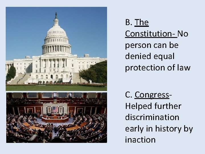 Civil Rights Write a dialogue bubble for each