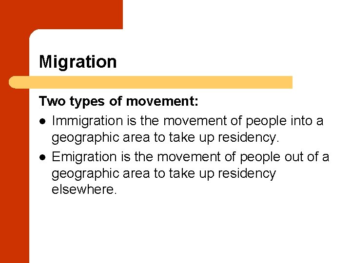 Chapter 15 Population and urbanization Chapter Outline l