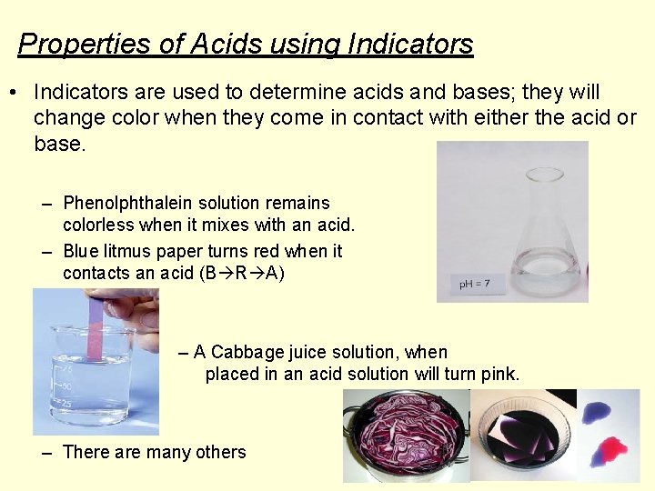 Acids Bases Hey dont forget SALTS Look Around