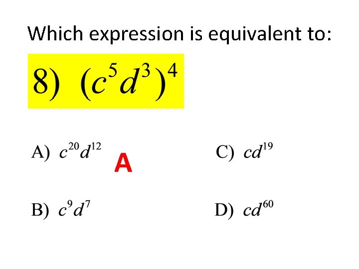 Algebra 1 Quarter 3 Assessment Practice Chapter 5
