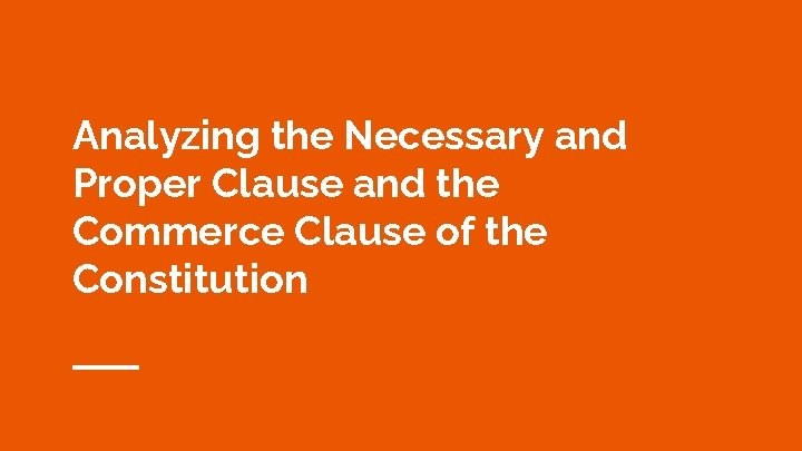 Federalism The balance of power between the federal